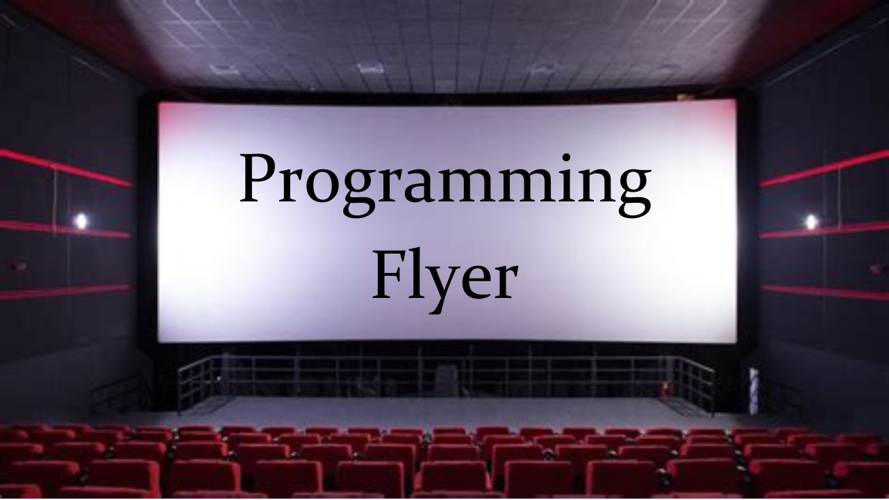 Downloadable Flyer of our Summer Programming