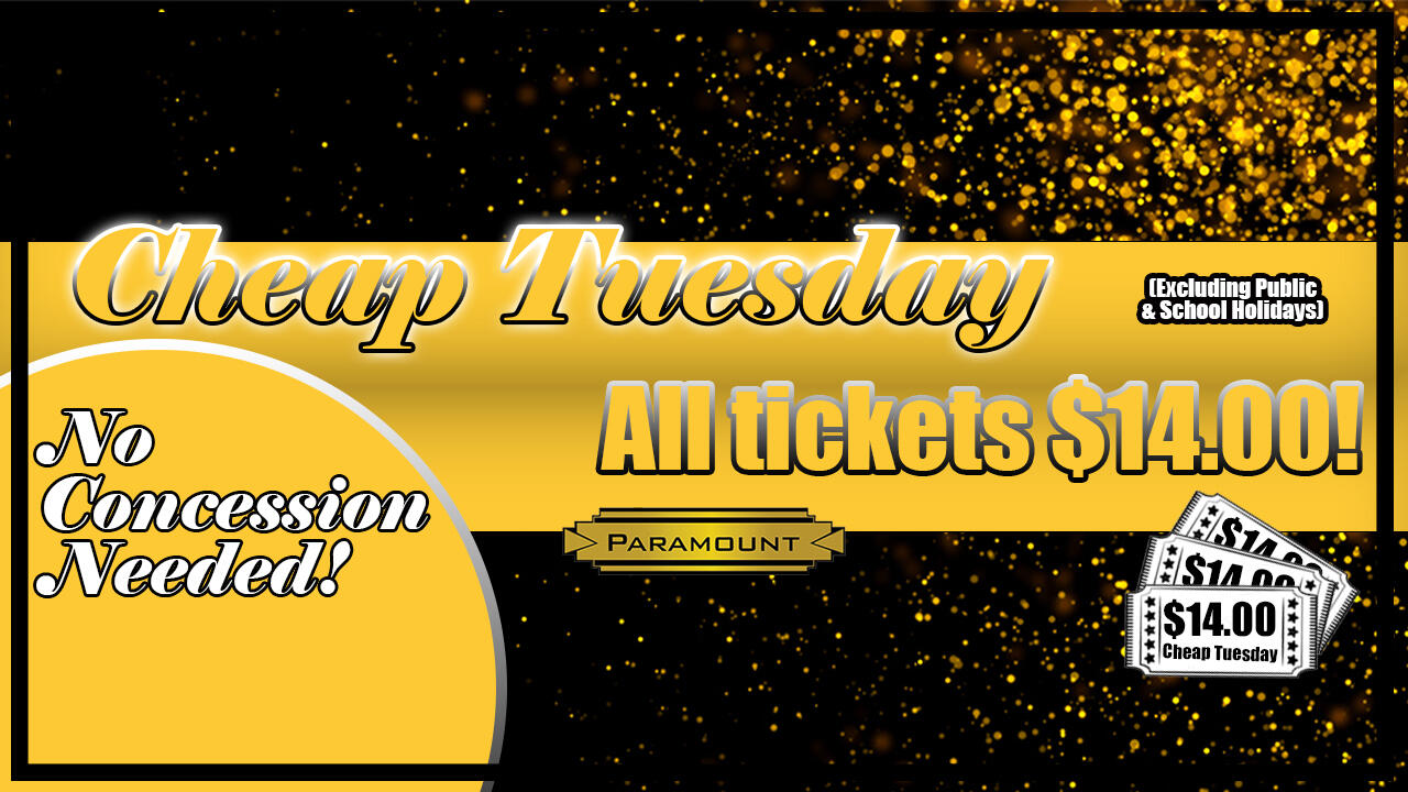 Cheap Tuesday!