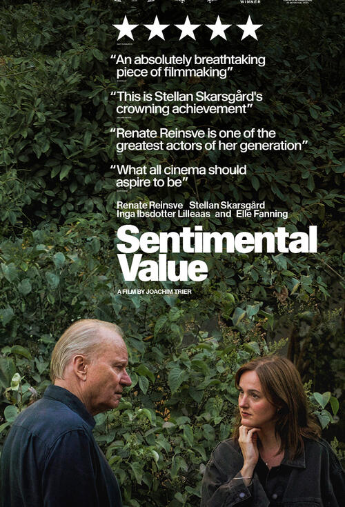 Movie poster for Sentimental Value