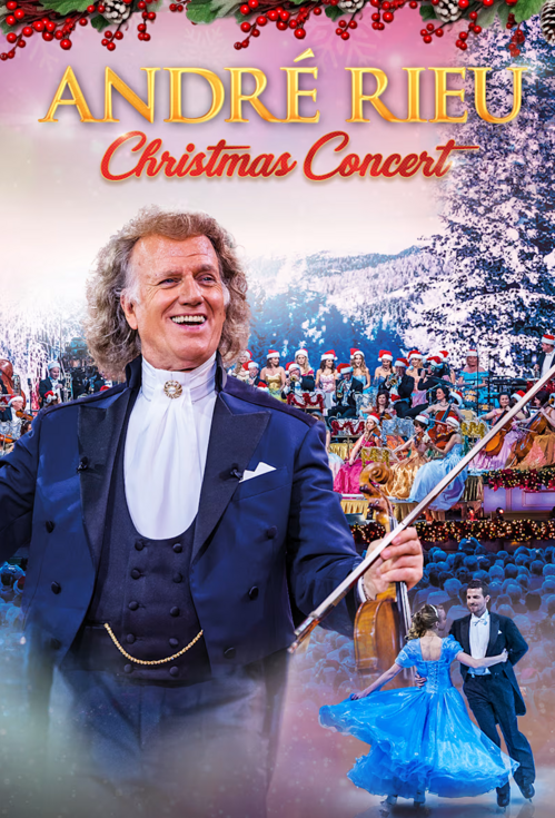 Movie poster for Andre Rieu's 2025 Christmas Concert: Merry Christm