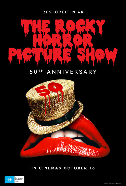 Movie poster for The Rocky Horror Picture Show 50th Anniversary