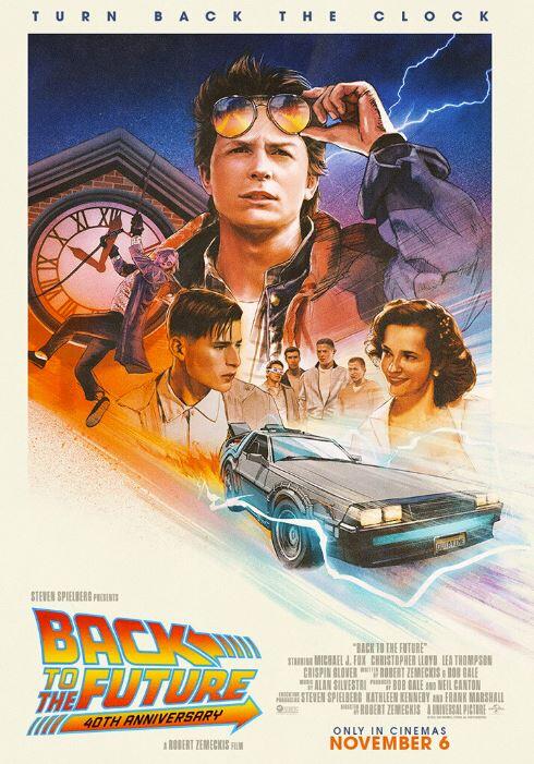 Movie poster for BACK TO THE FUTURE - 40th Anniversary