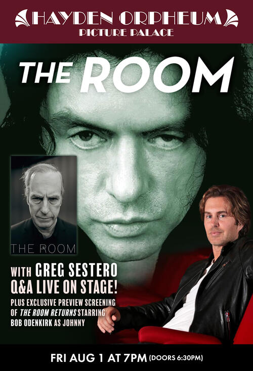 Movie poster for The Room With Greg Sestero Live