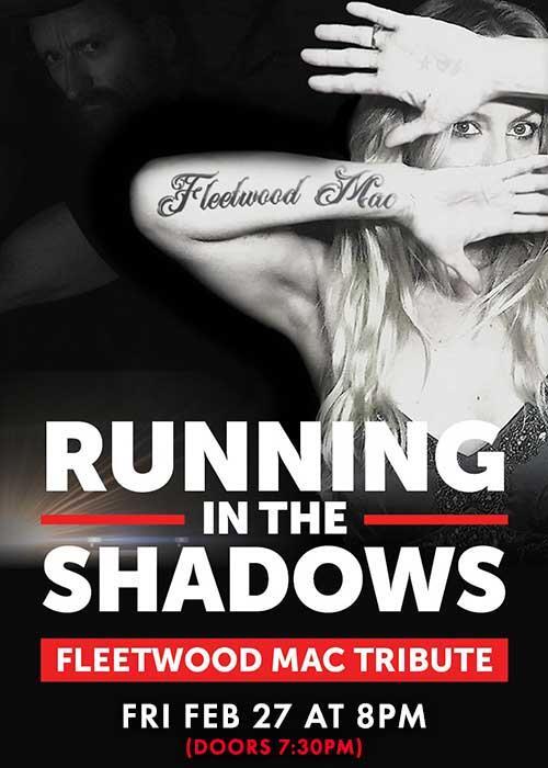 Movie poster for Running in the Shadows - Fleetwood Mac Tribute