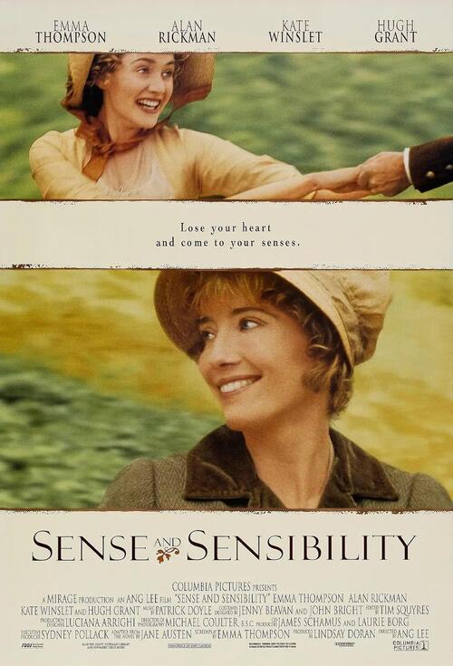 Movie poster for Sense and Sensibility - 30th Anniversary 4K