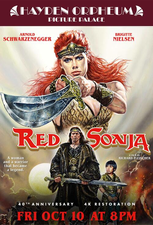 Movie poster for Red Sonja (1985) - 40th Anniversary 4K Restoration