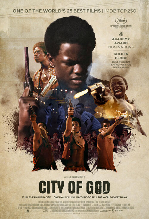 Movie poster for Brazilian Film Festival - City of God