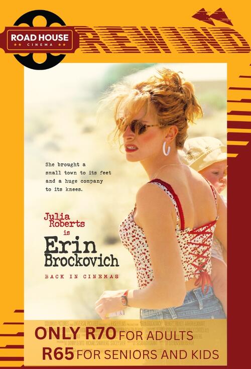 Movie poster for Erin Brockovich (25th Anniversary)