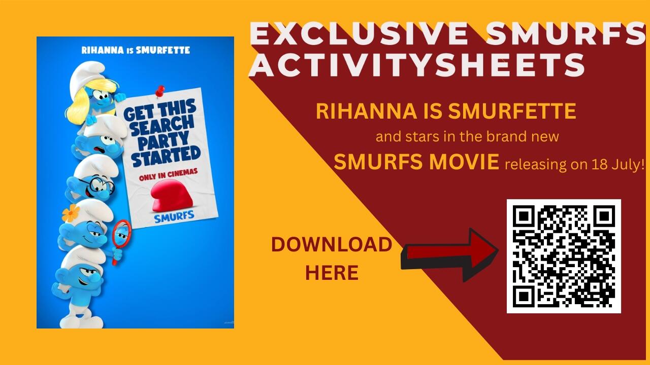 Smurfs Activity Sheets