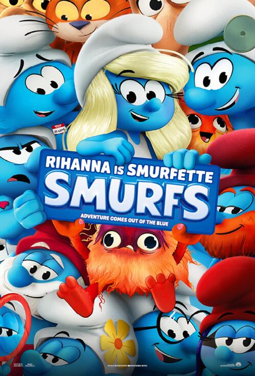 Movie poster for Smurfs