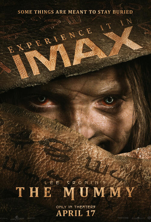 Movie poster for Lee Cronin's The Mummy IMAX